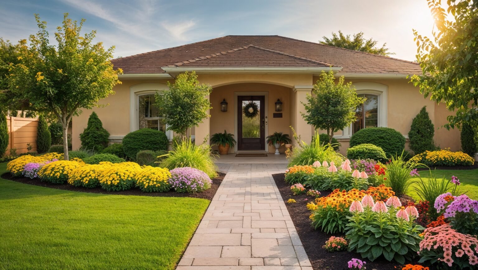 Simple front yard landscaping ideas for your home