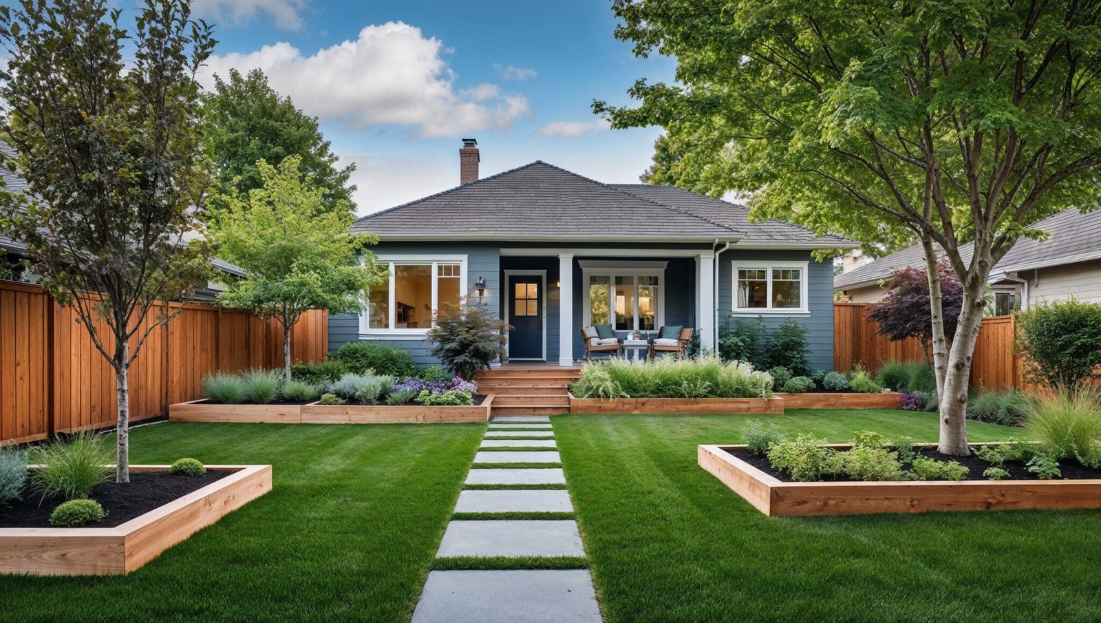 Simple front yard landscaping ideas for your home