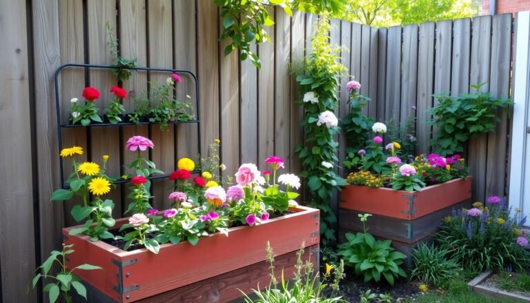 Vertical Gardening with Flowers: Maximizing Small Spaces